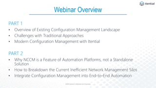 Automate Network Configuration & Compliance Management with Itential | PPTX