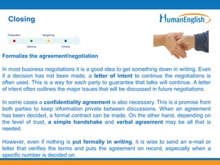 English for Negotiations - Making Deals | PPTX