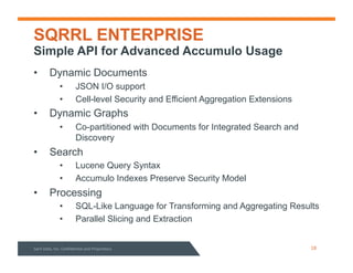 Sqrrl October Webinar: Data Modeling and Indexing | PPT