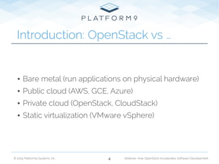 Webinar: OpenStack Accelerates Software Development | PPT
