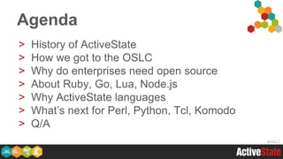 ActiveState - The Open Source Languages Company | PPT