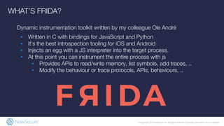 OSS Tools: Creating a Reverse Engineering Plug-in for r2frida | PPT