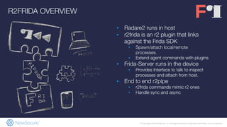 OSS Tools: Creating a Reverse Engineering Plug-in for r2frida | PPT