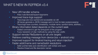 OSS Tools: Creating a Reverse Engineering Plug-in for r2frida | PPT