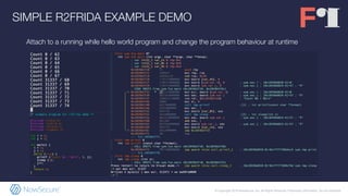 OSS Tools: Creating a Reverse Engineering Plug-in for r2frida | PPT