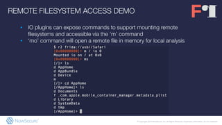 OSS Tools: Creating a Reverse Engineering Plug-in for r2frida | PPT