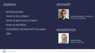 OSS Tools: Creating a Reverse Engineering Plug-in for r2frida | PPT