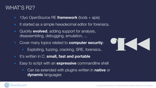 OSS Tools: Creating a Reverse Engineering Plug-in for r2frida | PPT