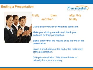 English for Presentations: Structuring Your Presentations | PPTX