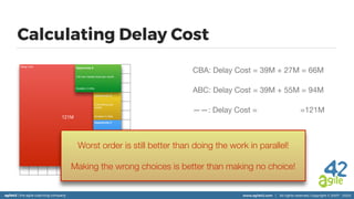 Webinar: Prioritising with cost of delay | PDF