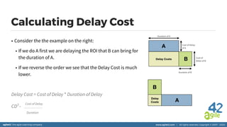 Webinar: Prioritising with cost of delay | PDF