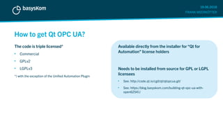 Webinar- Qt OPC UA - An Overview | PPT