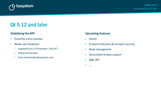 Webinar- Qt OPC UA - An Overview | PDF