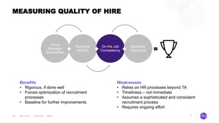 Quality of Hire: Focus on What Matters | PPTX