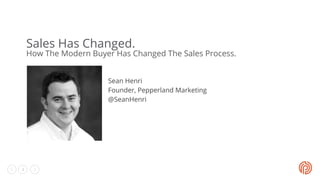 Sales Has Changed: How The Modern Buyer Has Changed The Sales Process | PDF