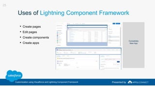 Webinar: Salesforce Customization using Visualforce and Lightning Component Framework | PPT