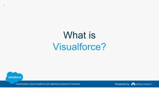 Webinar: Salesforce Customization using Visualforce and Lightning Component Framework | PPT