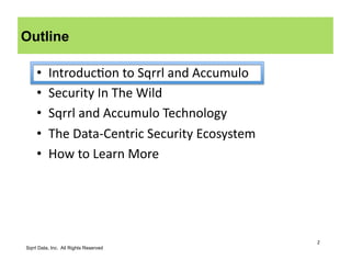 Sqrrl September Webinar: Cell-Level Security | PDF