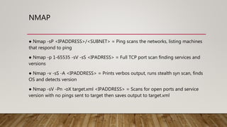 Webinar On Ethical Hacking & Cybersecurity - Day2 | PPTX