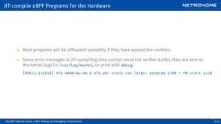 eBPF Tooling and Debugging Infrastructure | PPT