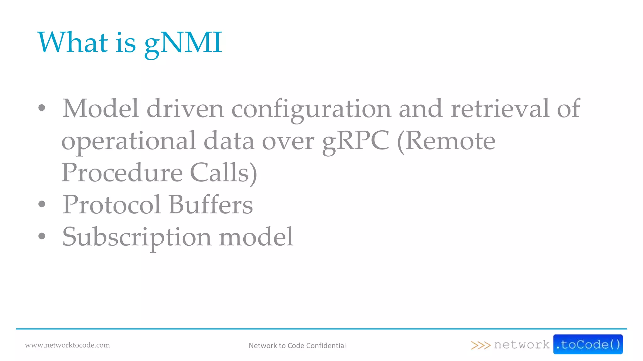 How to Introduce Telemetry Streaming (gNMI) in Your Network with SNMP ...