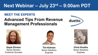 Webinar - The Science Behind Hotel Room Pricing | PPT