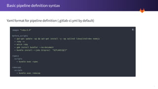 Webinar - Unbox GitLab CI/CD | PDF