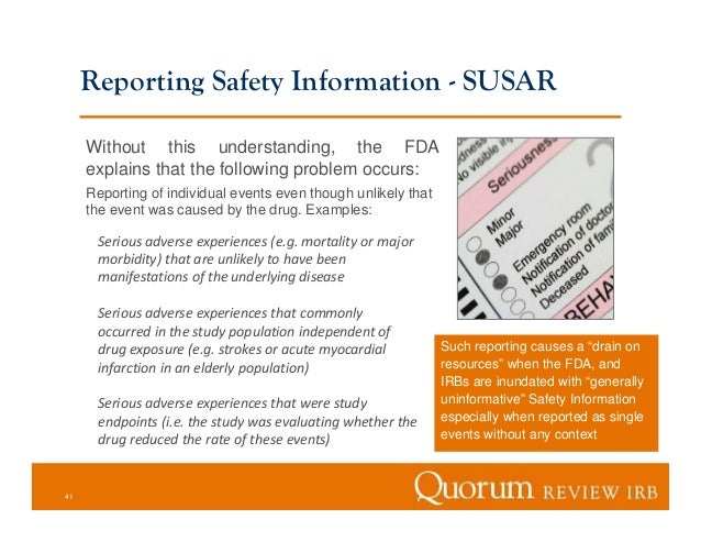 Understanding Reporting Obligatins to the IRB