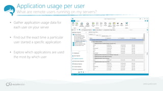 User activity monitoring with SysKit | PPTX | Web Conferencing | Computer Software and Applications