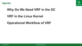 Operationalizing VRF in the Data Center | PPTX