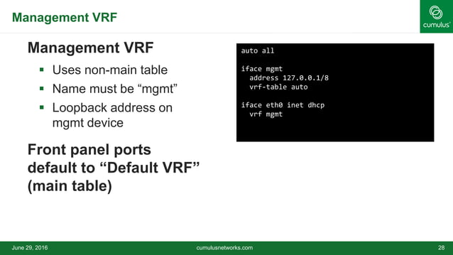Operationalizing VRF in the Data Center | PPTX | Computer Networking ...