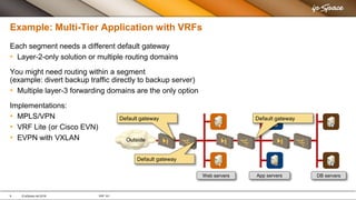 Operationalizing VRF in the Data Center | PPTX