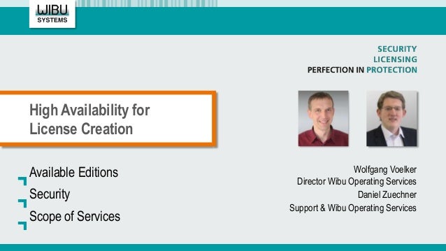 High Availability for License Creation | PPT
