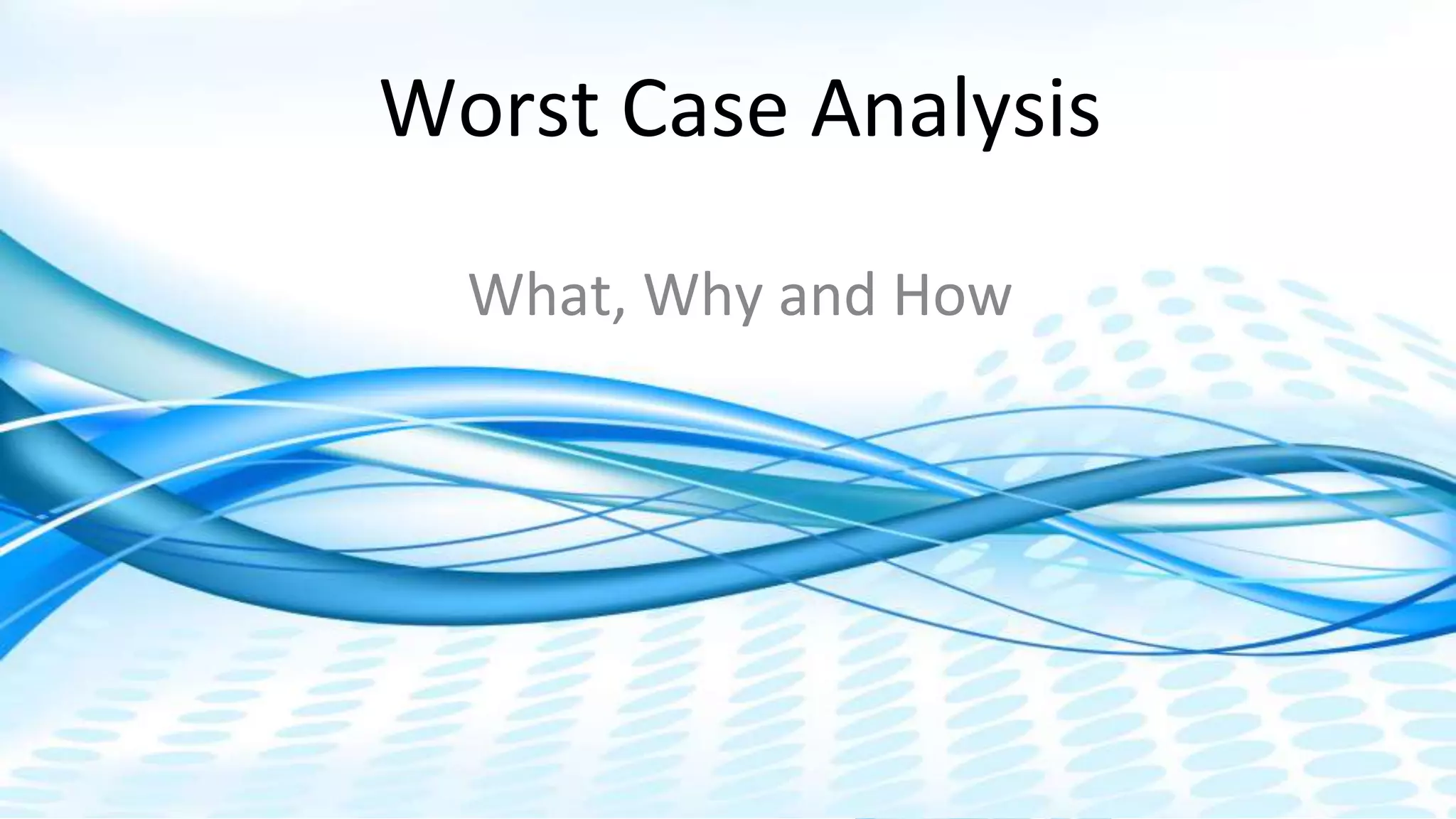 Worst Case Tolerance Analysis - What is it, why do it, and how? | PPTX | 3-D Graphics | Computer ...
