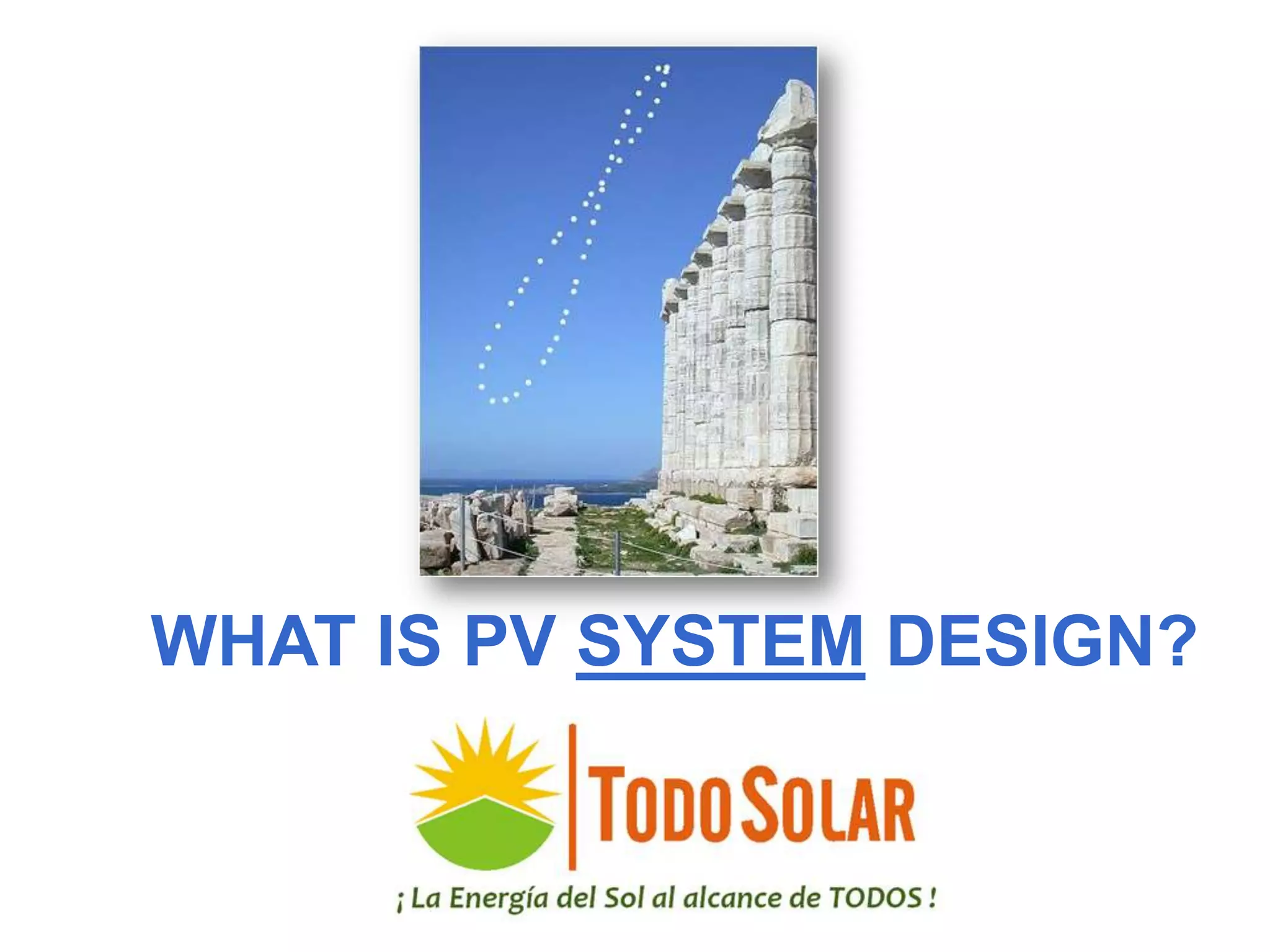 Webinar 02 demonstration of pv system design pvsyst | PPTX