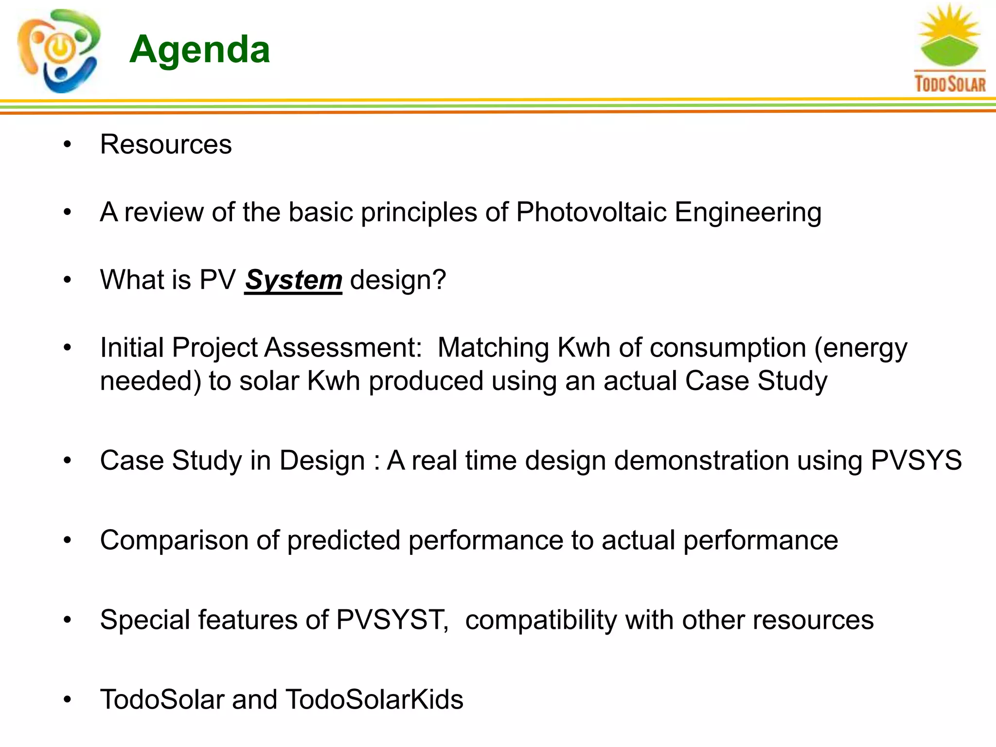 Webinar 02 demonstration of pv system design pvsyst | PPTX