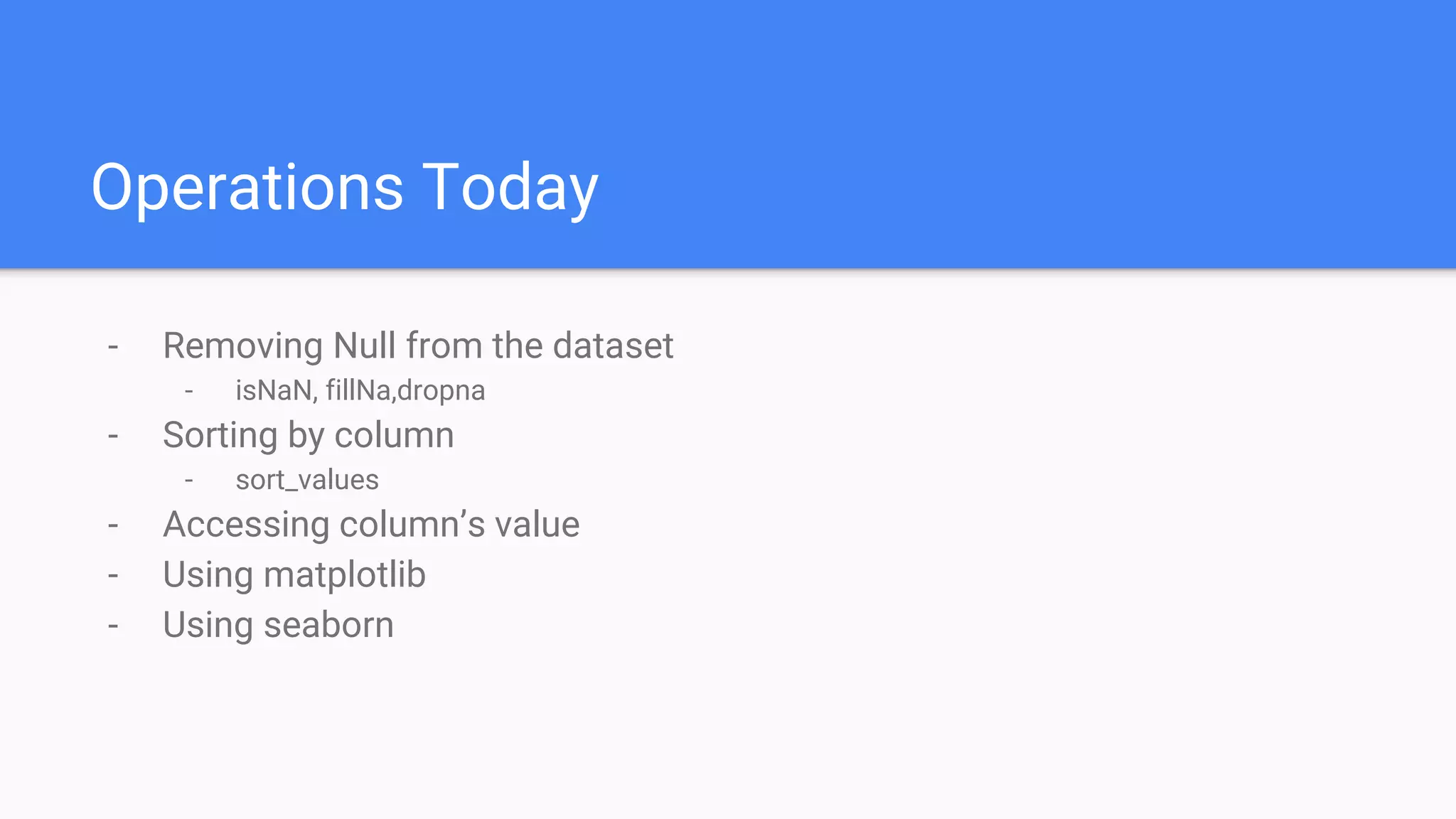 Webinar 03 - Data Analysis with Python and Jupyter Notebook | PPTX