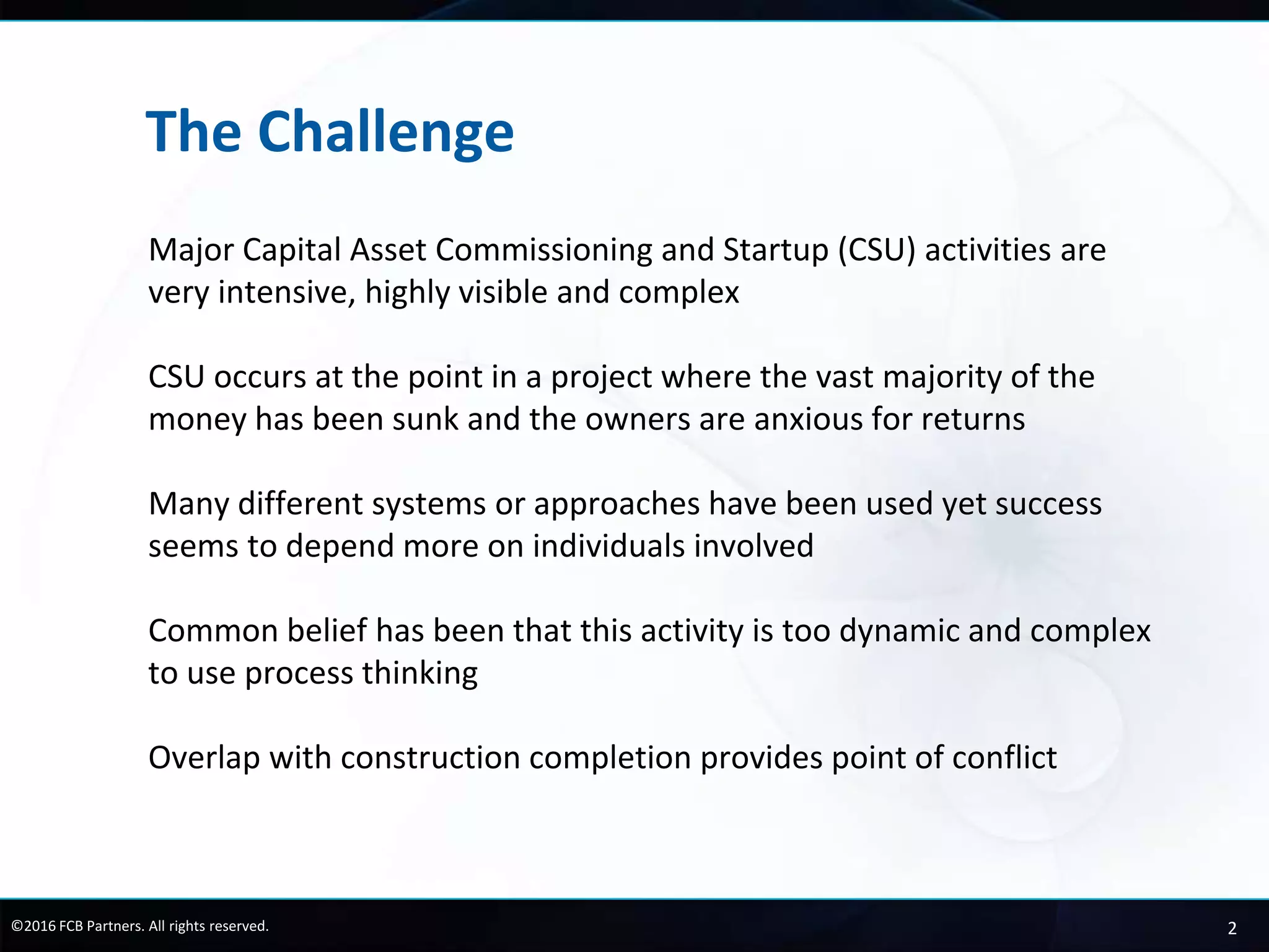 New Asset Commissioning Process at Shell | PPTX