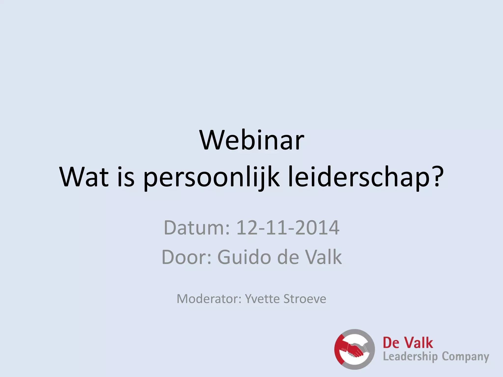 Wat Is Persoonlijk Leiderschap - Digitaal Brein