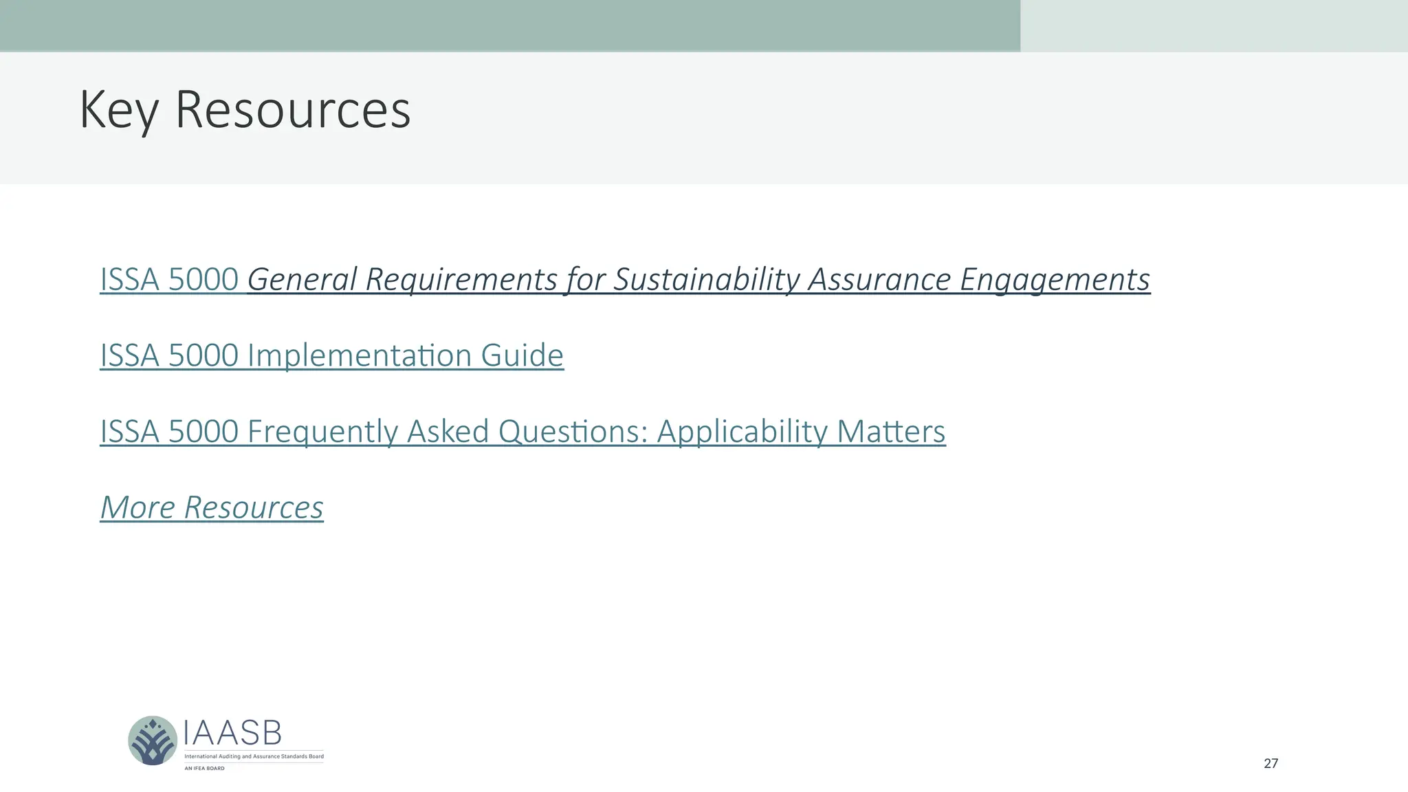 ISSA 5000 in Focus: Foundational Principles & Concepts | PPTX