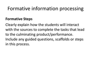 Webinar 1 performance assessment grades 6.12