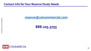 The Reserve Study Proposal - Function and Purpose | PDF