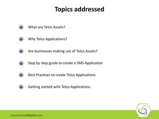 Telco Applications for Modern Business | PPT