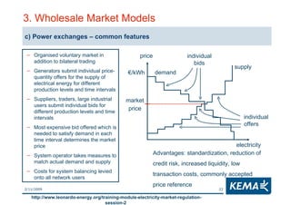 Electricity Markets Regulation - Lesson 2 - Market Design | PPT