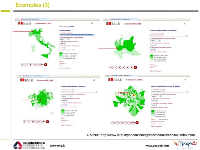 Open Source Location Intelligence with SpagoBI | PPT
