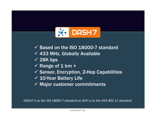 Introduction to DASH7 Webinar Presentation | PPT