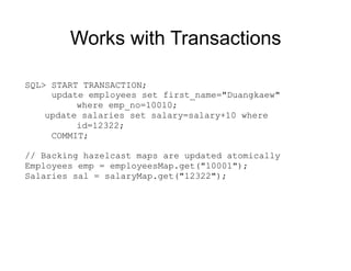 Applying Real-time SQL Changes in your Hazelcast Data Grid | PDF