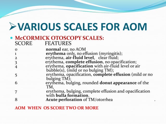 Acute suppuration ve otitis media presentation | PDF | Ear, Nose and ...