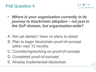 Blockchain and IOT and the GxP Lab Slides | PDF