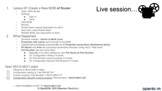 OpenBOM Webinar #24 - Mastering Solidworks BOMs | PDF